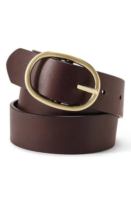 LANDS' END Reversible Leather Belt