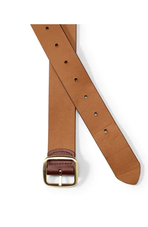 LANDS' END Reversible Leather Belt