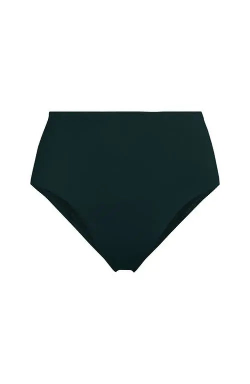 LANDS' END Cheeky High Waisted Bikini Bottom - Deep Balsam