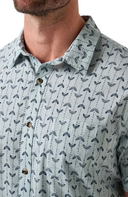 Travis Mathew Clockwise Short Sleeve Button-up Shirt