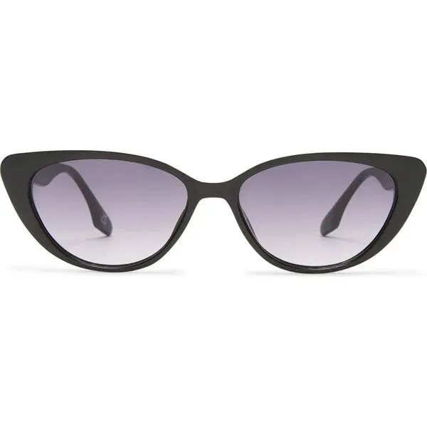 AIRE Amalthea 55mm Cat Eye Sunglasses - Black/warm Smoke Grad