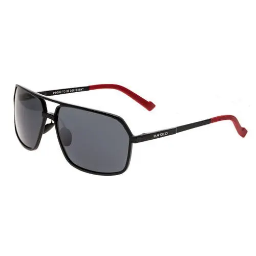 BREED Fornax Aluminium Polarized Sunglasses - Black/black
