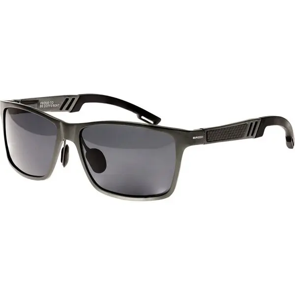 BREED Pyxis Titanium Polarized Sunglasses - Gunmetal/black