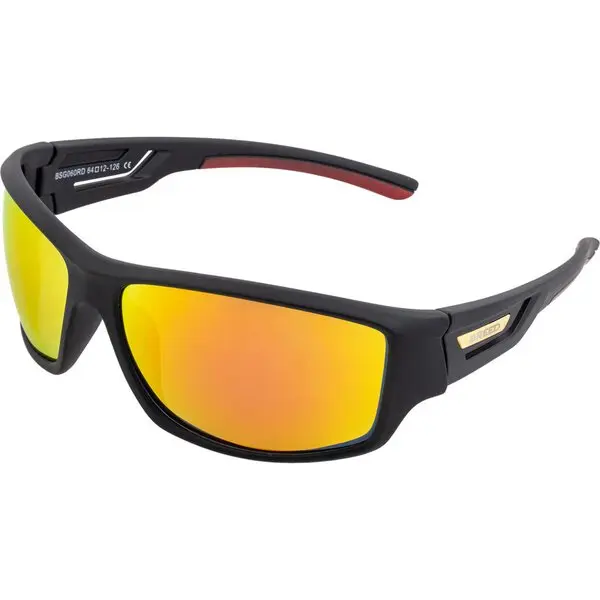 BREED Aquarius Polarized Sunglasses - Black/red-yellow
