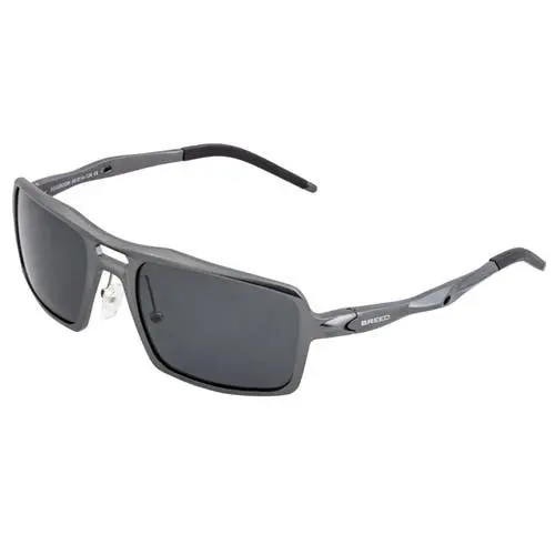 BREED Orpheus Aluminum Rectangle Sunglasses - Gunmetal/black