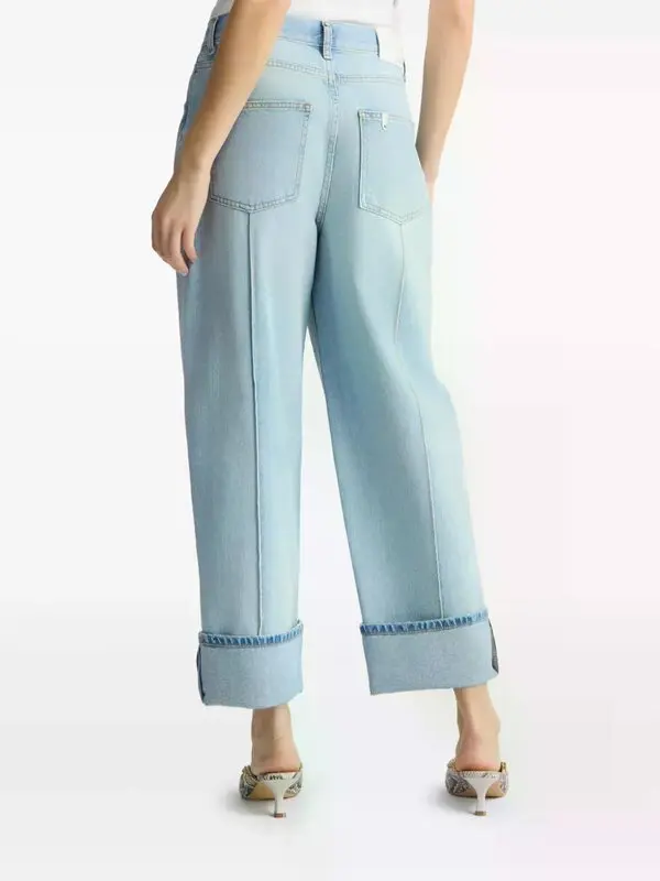 Liu Jo Straight Leg Cropped Jeans