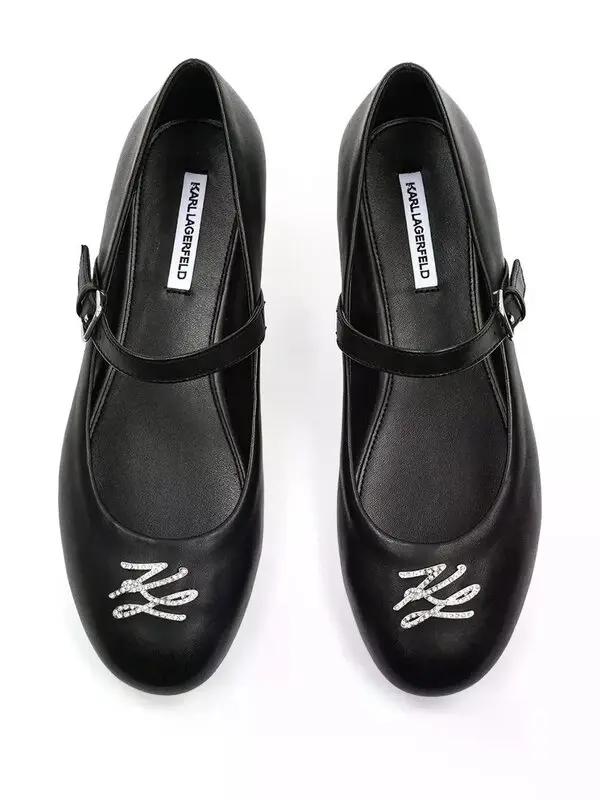 Karl Lagerfeld Karo Ballerina Flats