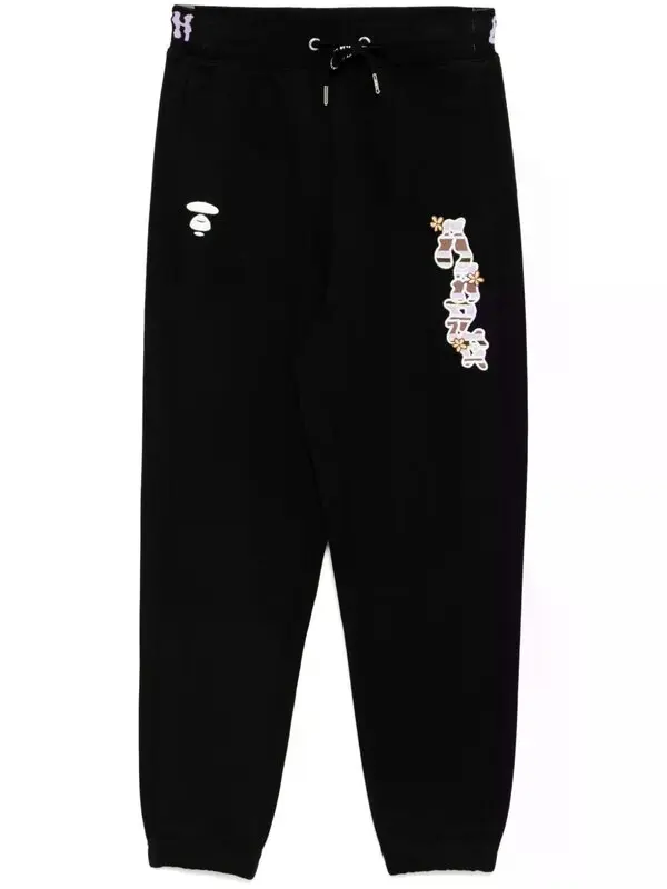 A BATHING APE Aape * Moonface Logo Pants