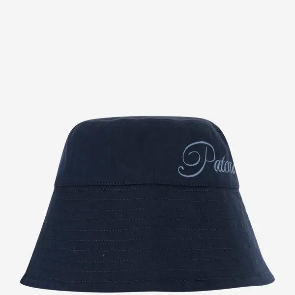 Patou Cotton Bucket Hat - Blue