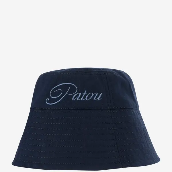 Patou Cotton Bucket Hat - Blue