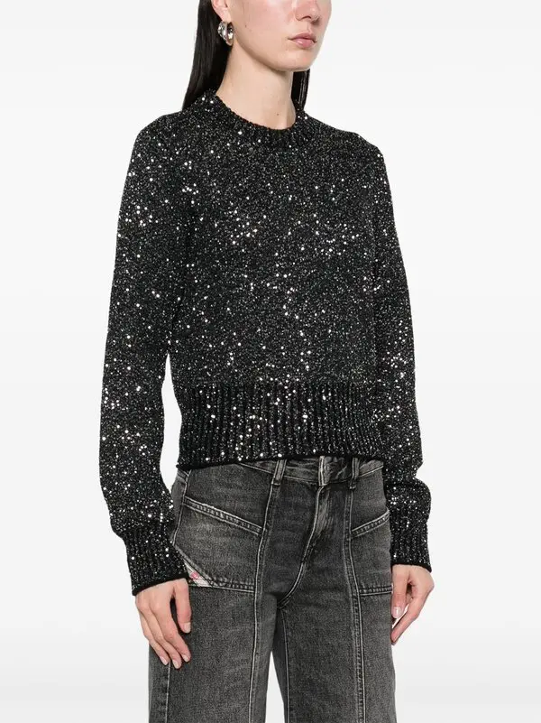 GOLDEN GOOSE Sequined Wool Blend Jumper