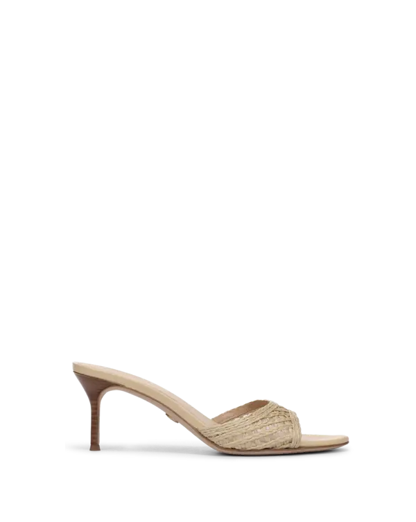 Veronica Beard Tia Raffia Sandals - Natural