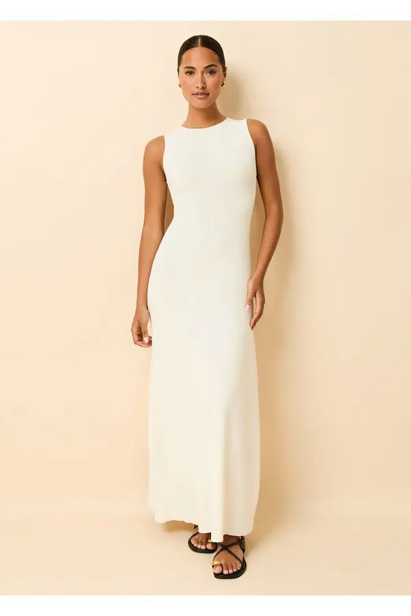 Solid & Striped Lucerne Midi Dress - White