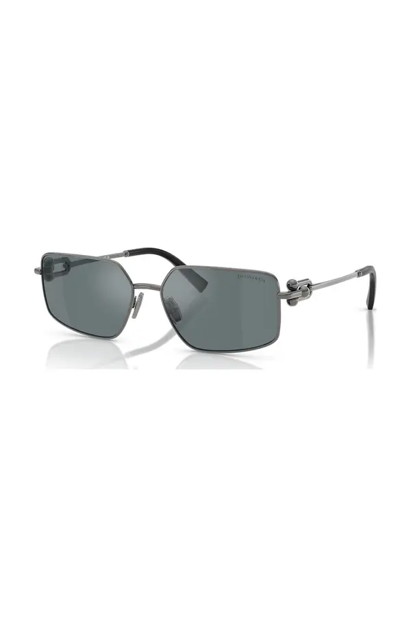 TIFFANY SUNGLASS HUT Tiffany & Co. Rectangle Sunglasses - Black