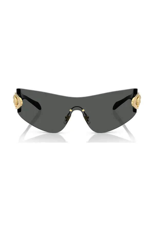 Versace Irregular Pillow Frame Sunglasses - Grey