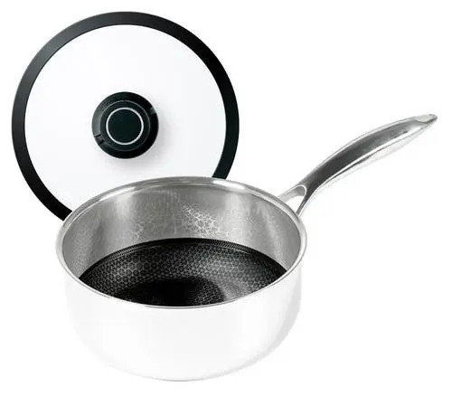 FRIELING Black Cube Hybrid Quick Release 2.5 Quart Saucepan - Silver