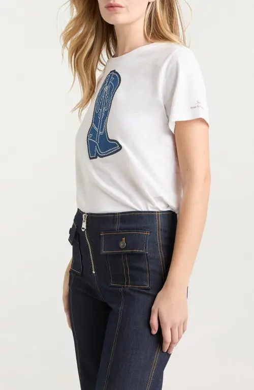 Cinq À Sept Denim Boot T-shirt