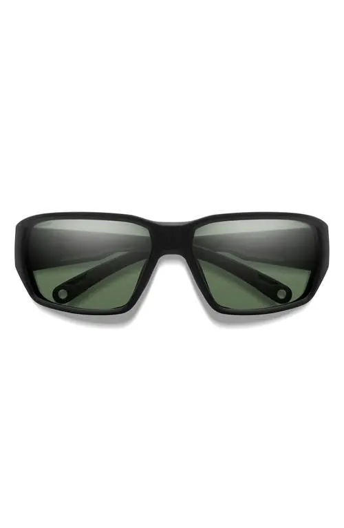 SMITH Hookset 62mm Chromapop™ Polarized Sunglasses - Black / Chromapop Gray Green