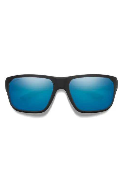 SMITH Arvo 61mm Chromapop™ Polarized Sunglasses - Black / Chromapop Glass Blue