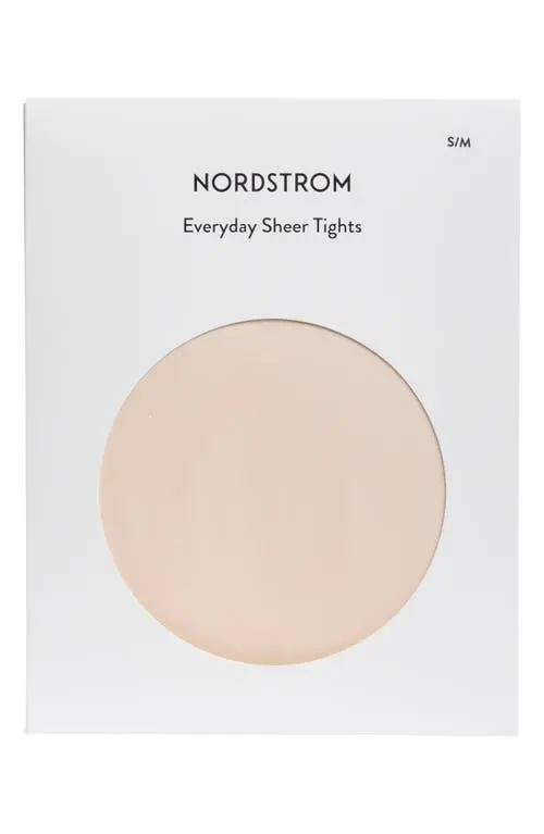 Nordstrom Sheer Tights - Beige Almond