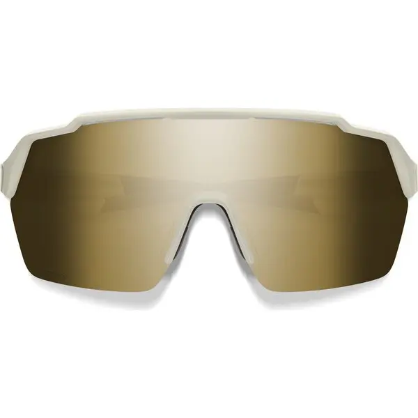 SMITH Shift Split Mag™ 139mm Shield Sunglasses - Bone / Chromapop Black Gold
