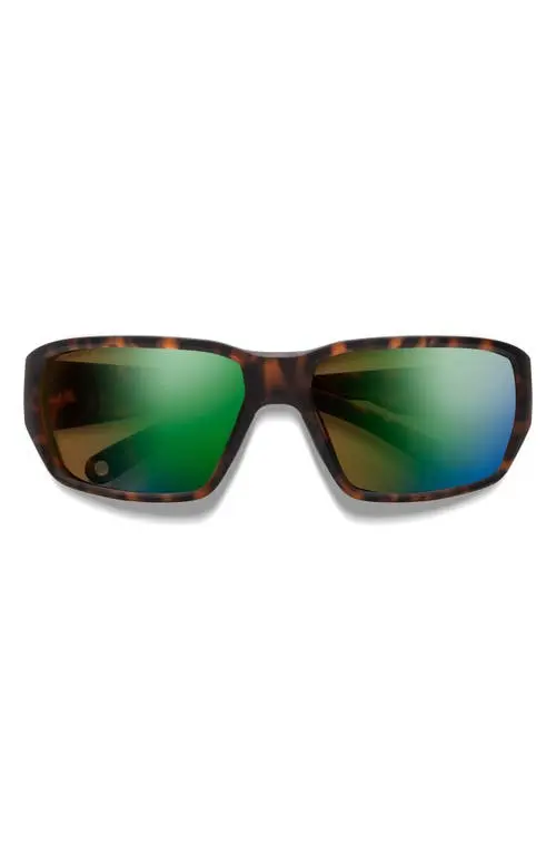 SMITH Hookset Polarized Oversize Sunglasses - Tortoise / Brown Green