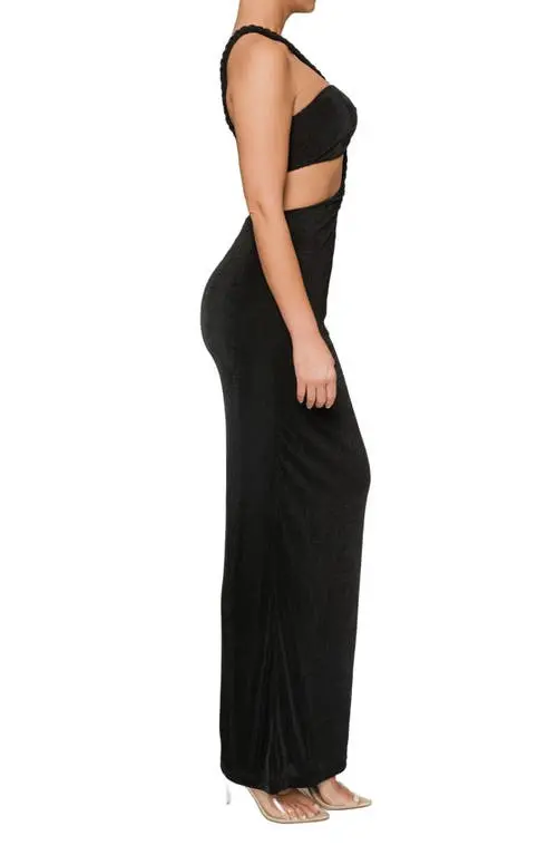 JLUXLABEL Ema One-shoulder Maxi Dress