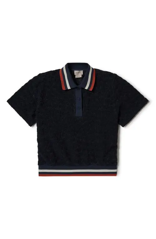 Brixton Retro Tipped Mesh Polo