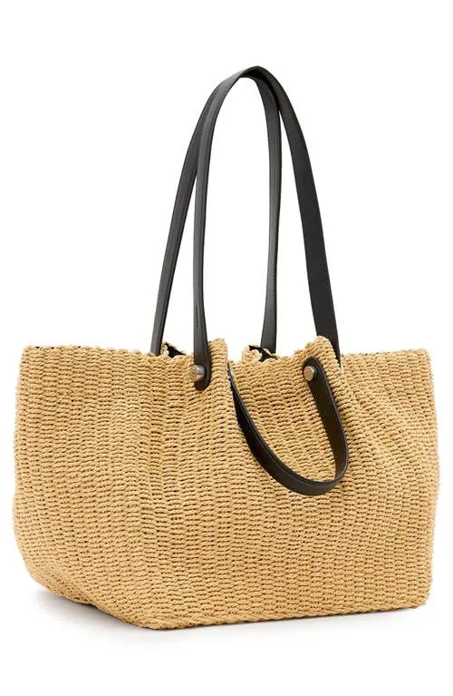 ALLSAINTS Allington Paper Tote - Natural