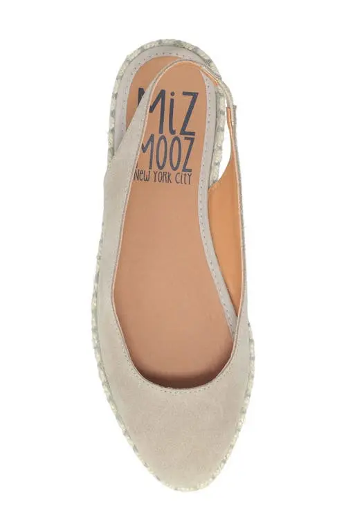 Miz Mooz Kiara Espadrille Slingback Flats - Tan