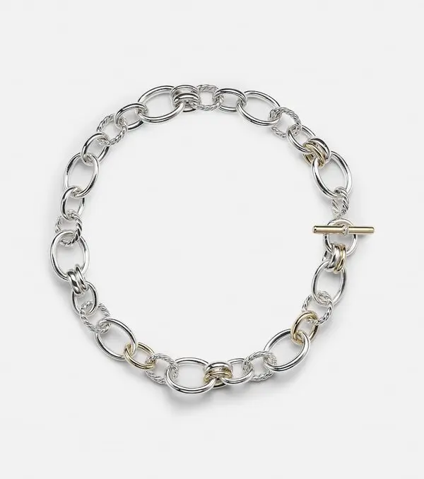 David Yurman Dy Mercer® Chain Necklace With Diamonds - Silver