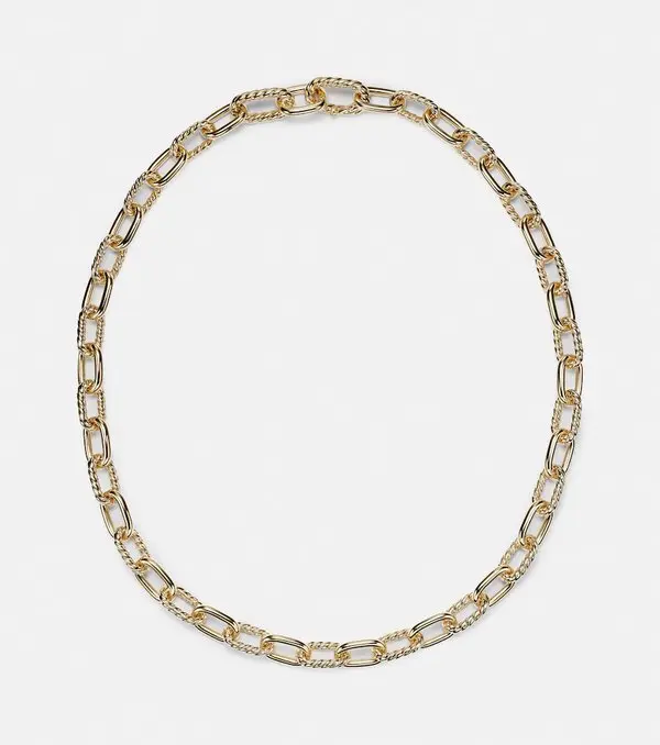 David Yurman Dy Madison 18kt Yellow Chain Necklace - Gold