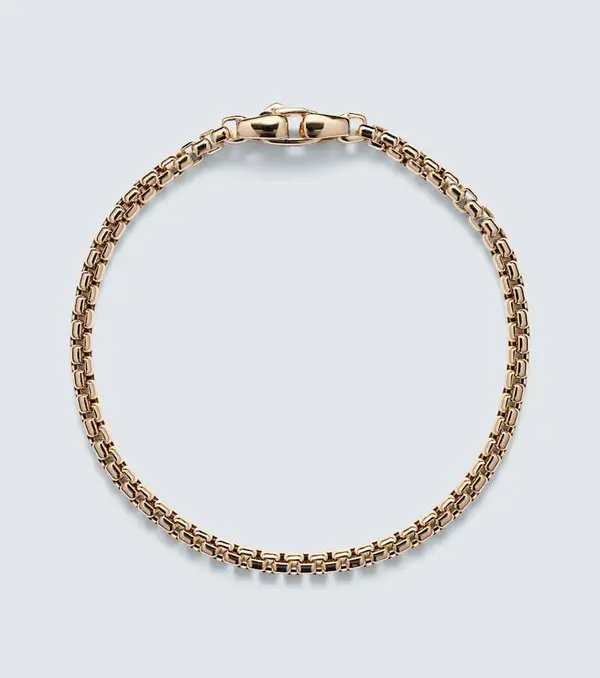 David Yurman 18kt Yellow Box Chain Bracelet - Gold