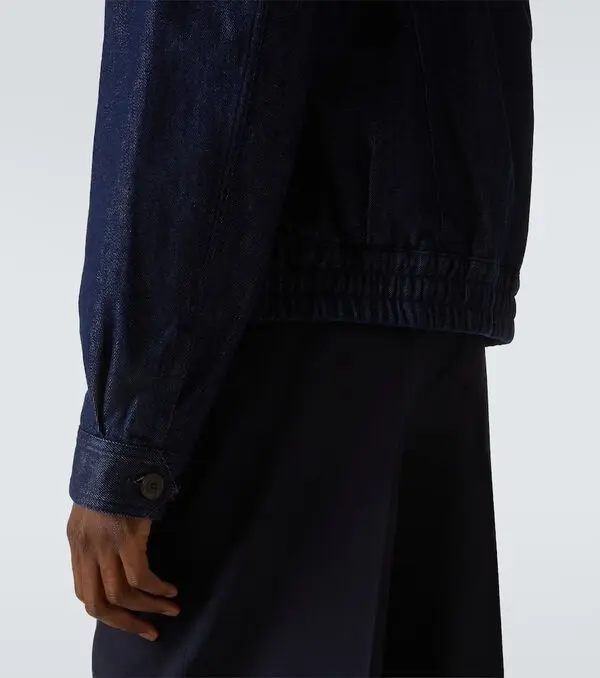Dries Van Noten Indigo Cotton Denim Jacket