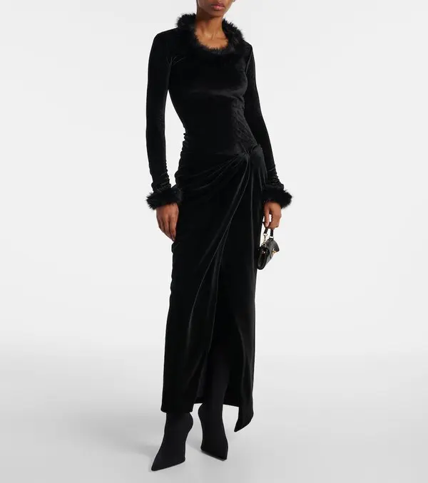 Balenciaga Jersey Wrap Skirt