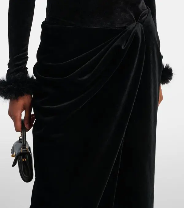 Balenciaga Jersey Wrap Skirt