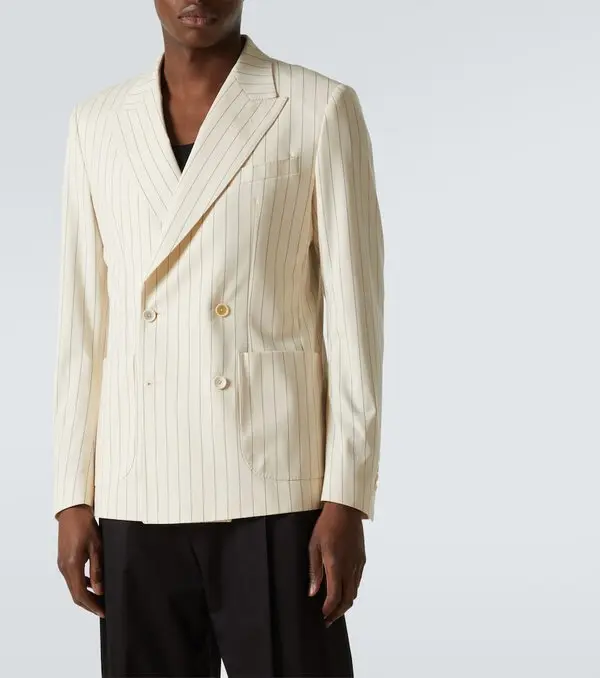 Dolce & Gabbana Striped Cotton-blend Blazer
