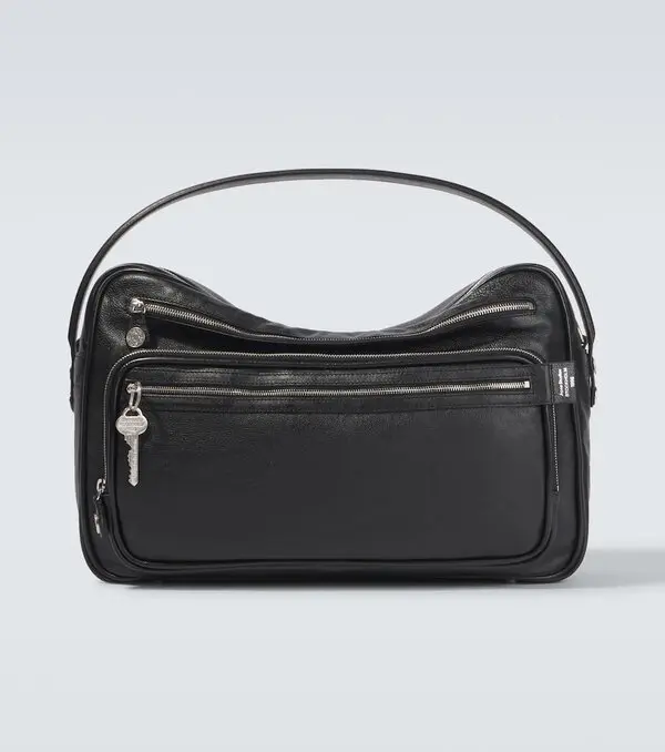Acne Studios Camero Leather Shoulder Bag - Black