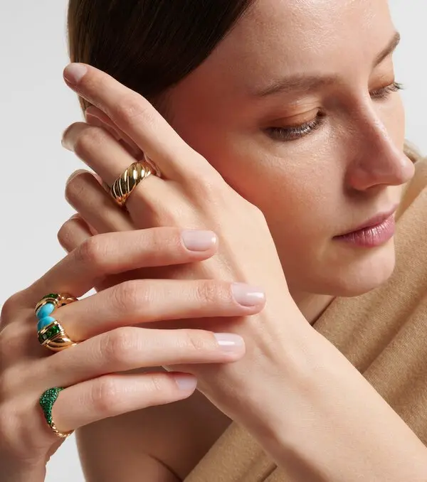 David Yurman Sculpted Cable 18kt Ring - Gold