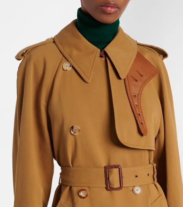 Chloé Cotton Gabardine Trench Coat