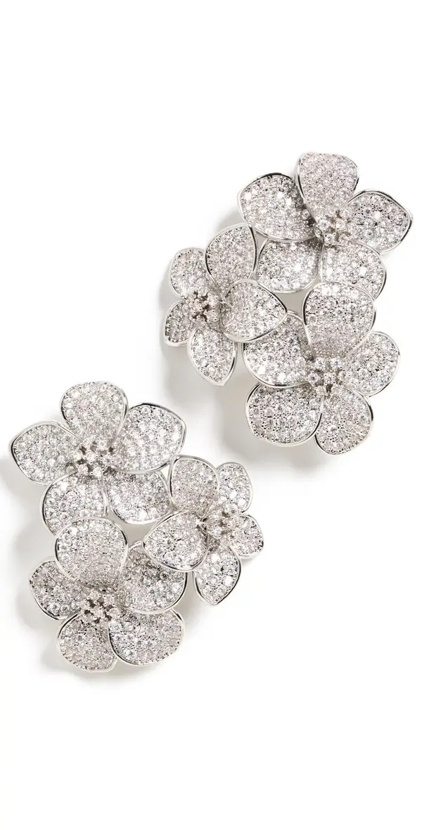 Shashi Parker Stud Earrings - Silver