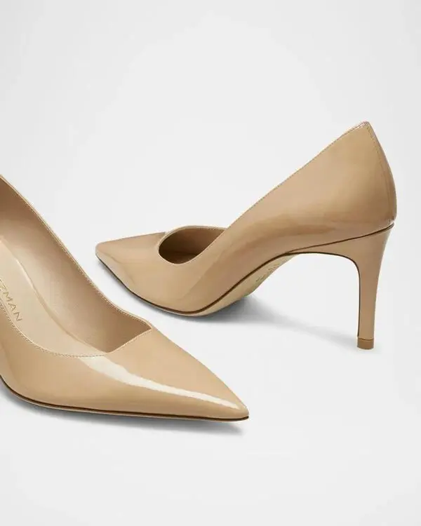 STUART WEITZMAN Patent Leather Stiletto Pumps