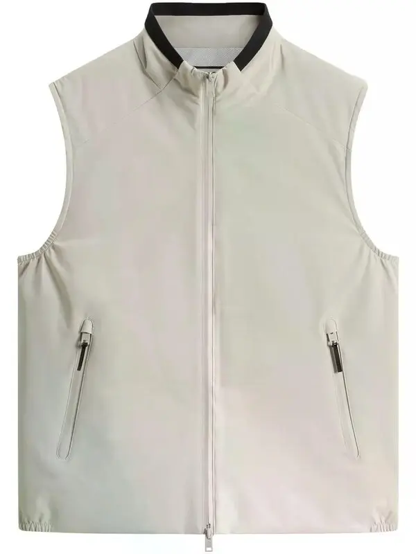 Woolrich Zip-up Sleeveless Gilet