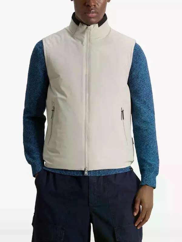 Woolrich Zip-up Sleeveless Gilet