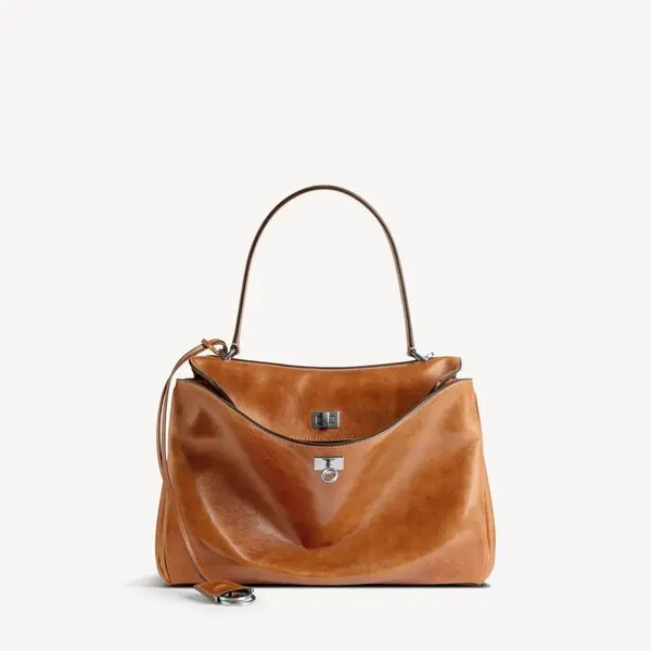 Balenciaga Rodeo Handbag Medium - Brown