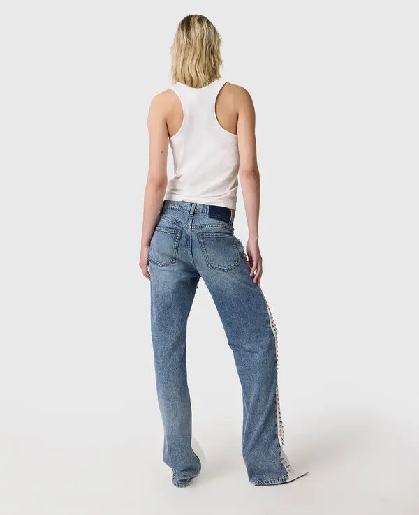 Stella McCartney Studded Chaps Straight-leg Jeans