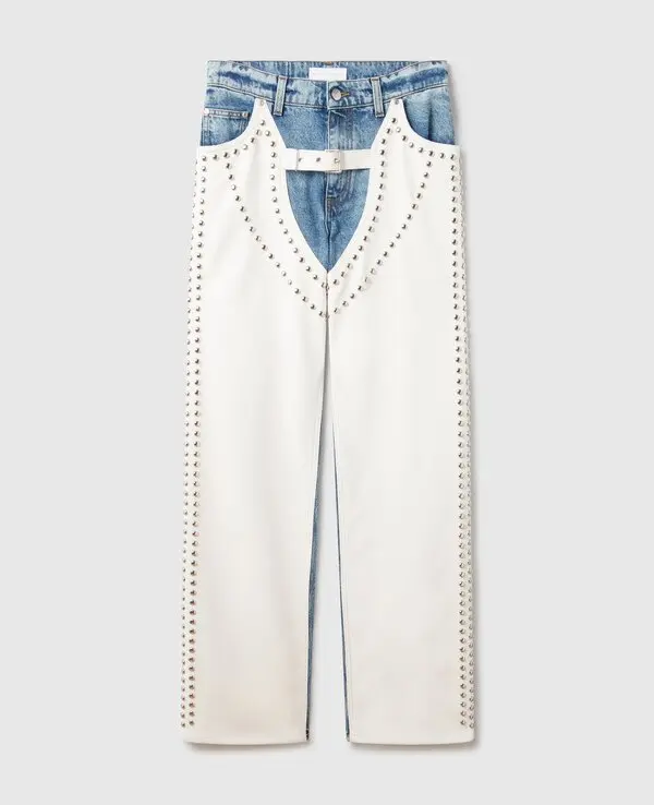 Stella McCartney Embellished Straight-leg Jeans