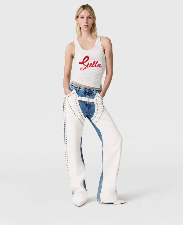 Stella McCartney Embellished Straight-leg Jeans