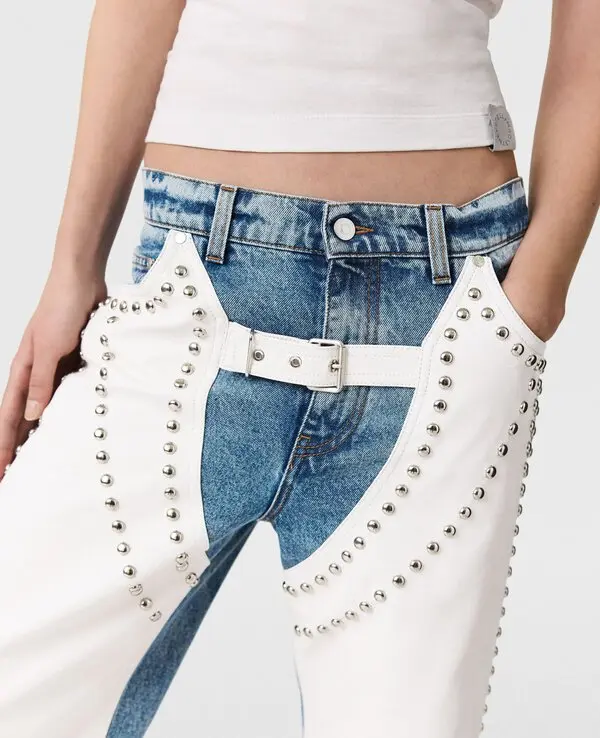 Stella McCartney Embellished Straight-leg Jeans