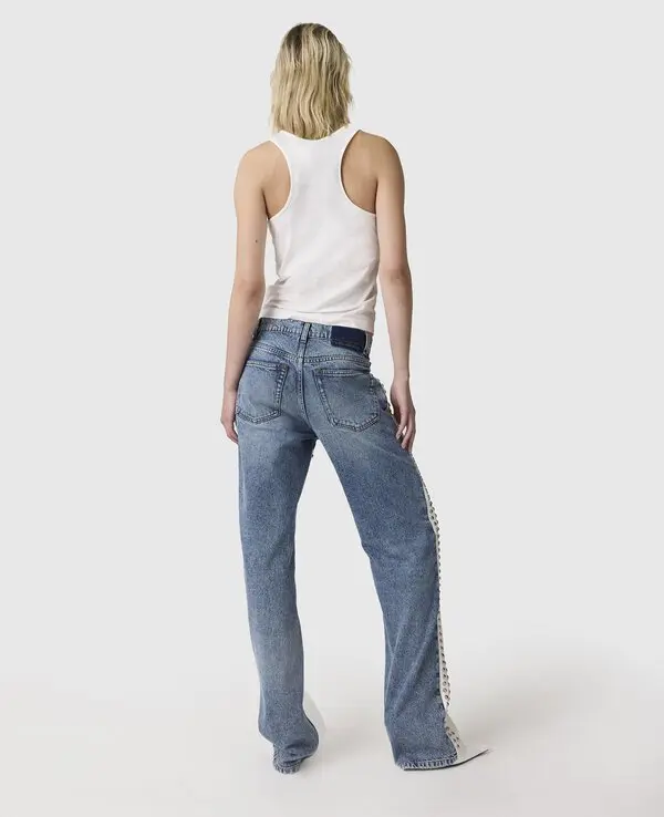 Stella McCartney Embellished Straight-leg Jeans